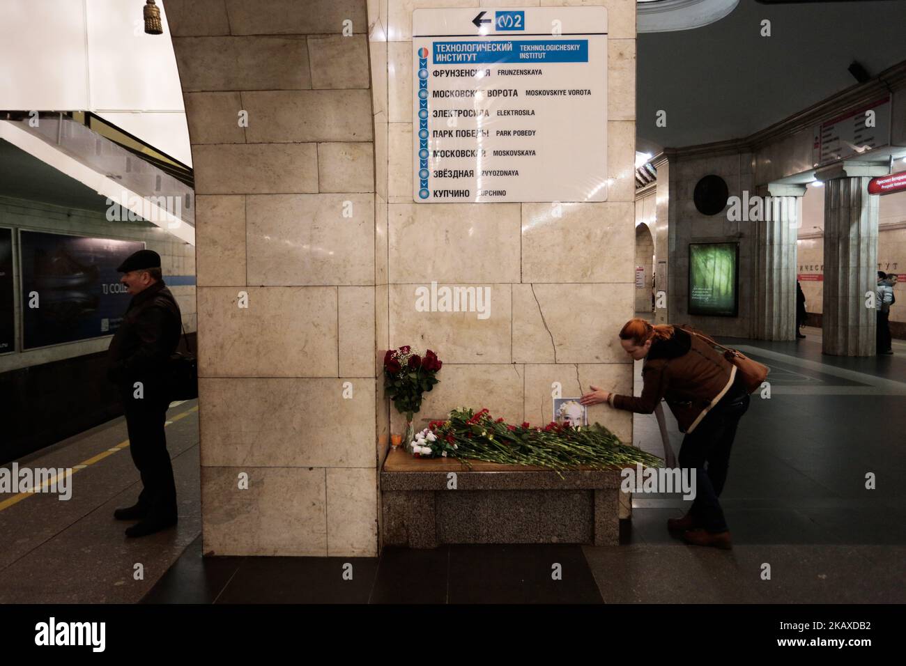Saint petersburg subway explosion hi-res stock photography and images ...