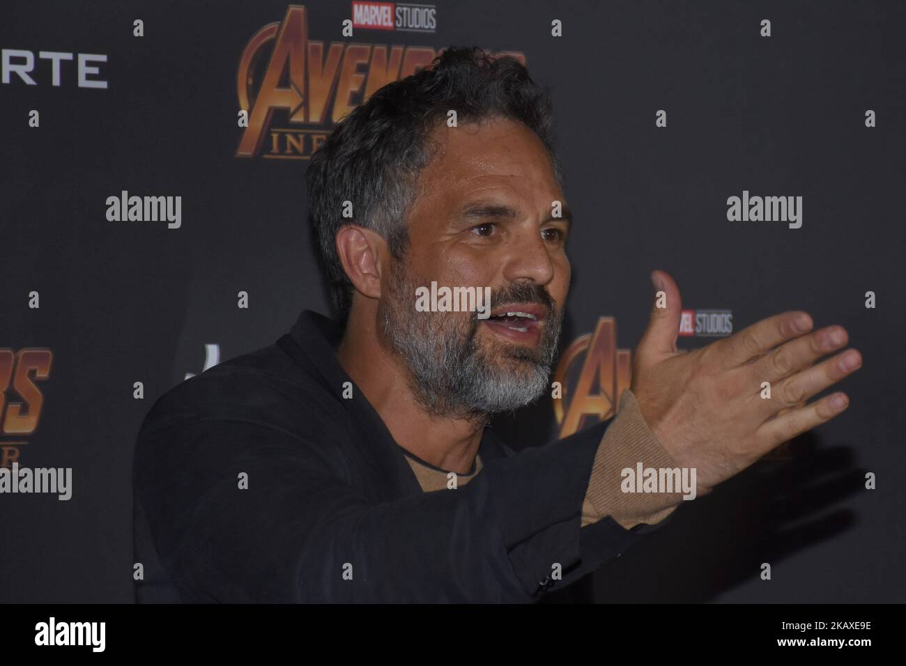 Actor Mark Ruffalo starring as Hulk is seen arriving at black carpet of ...