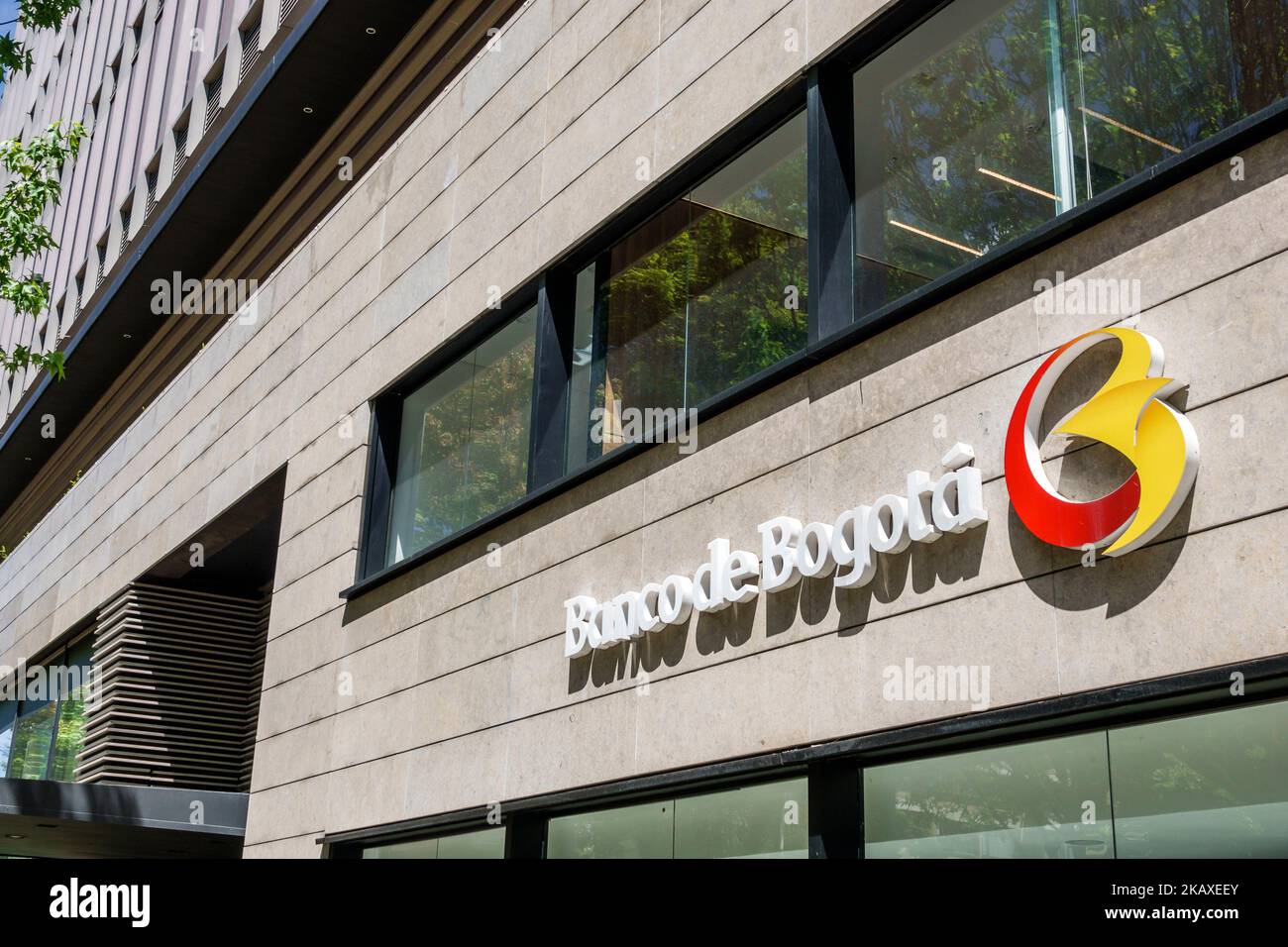 Banco de bogota logo hi-res stock photography and images - Alamy