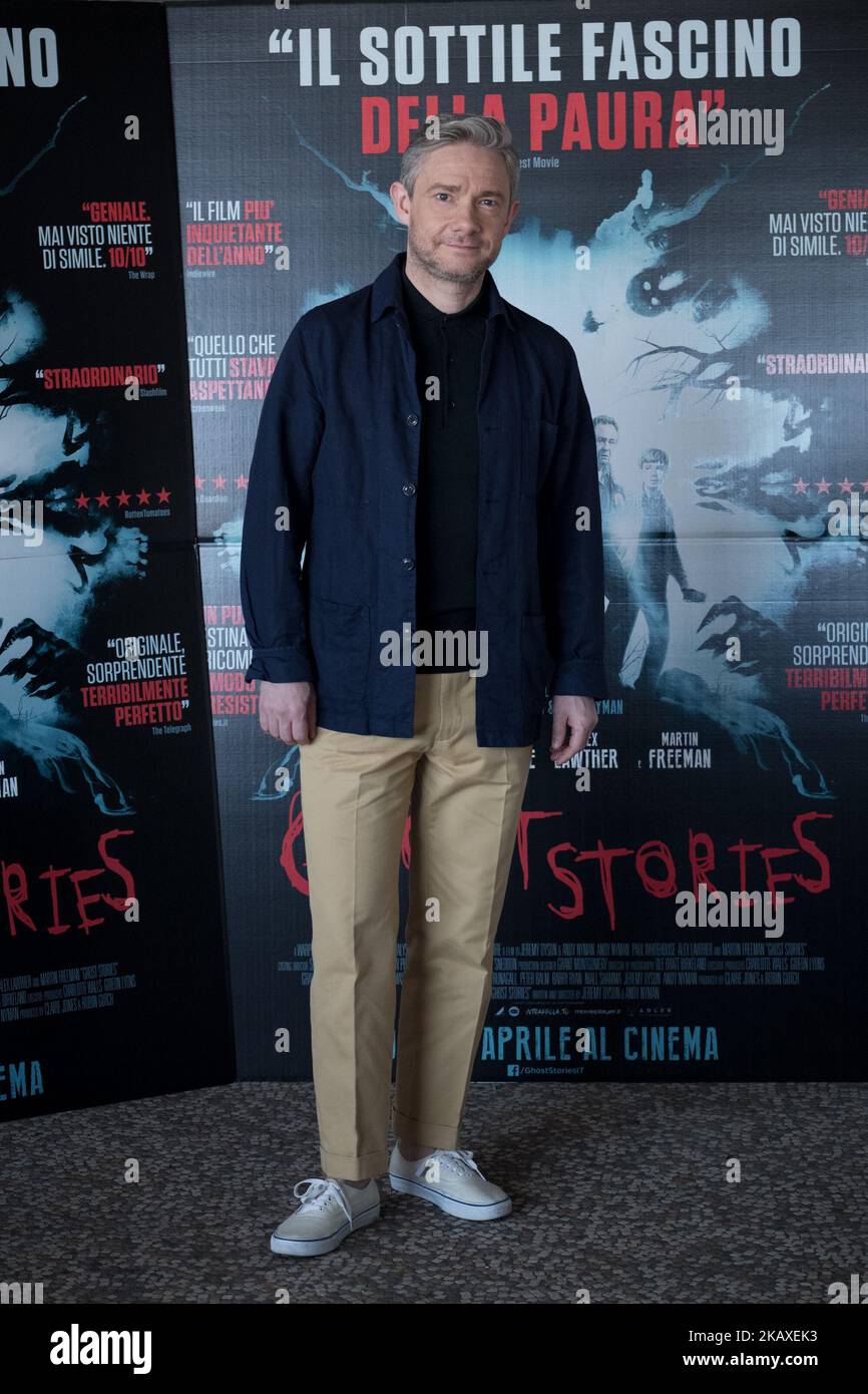 Actor Martin Freeman attends 'Ghost Stories' photocall at Boscolo Hotel ...