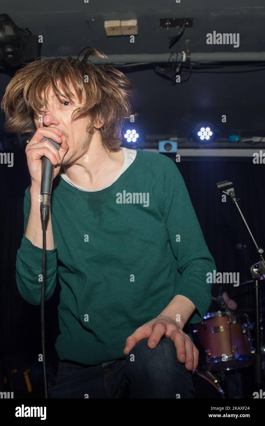 British rock band Moses performs on stage at Water Rats, London on ...