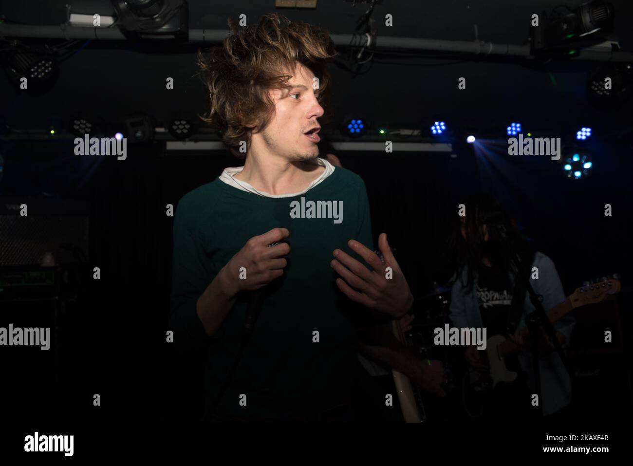 British rock band Moses performs on stage at Water Rats, London on ...