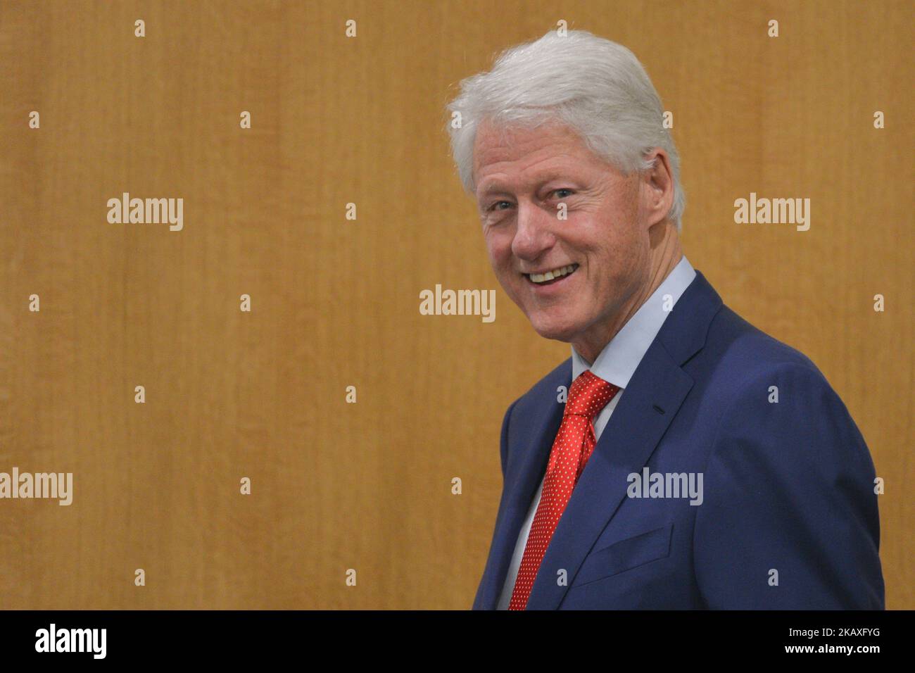 Former US President Bill Clinton delivers keynote address to mark the ...