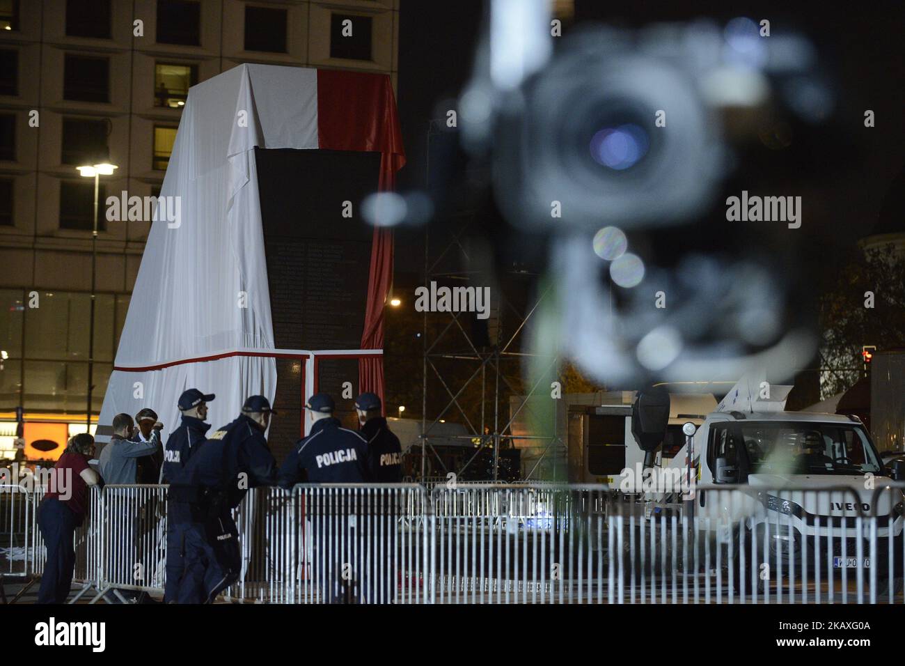 Preparations are seen underway for the revealing of the Smolensk crash ...