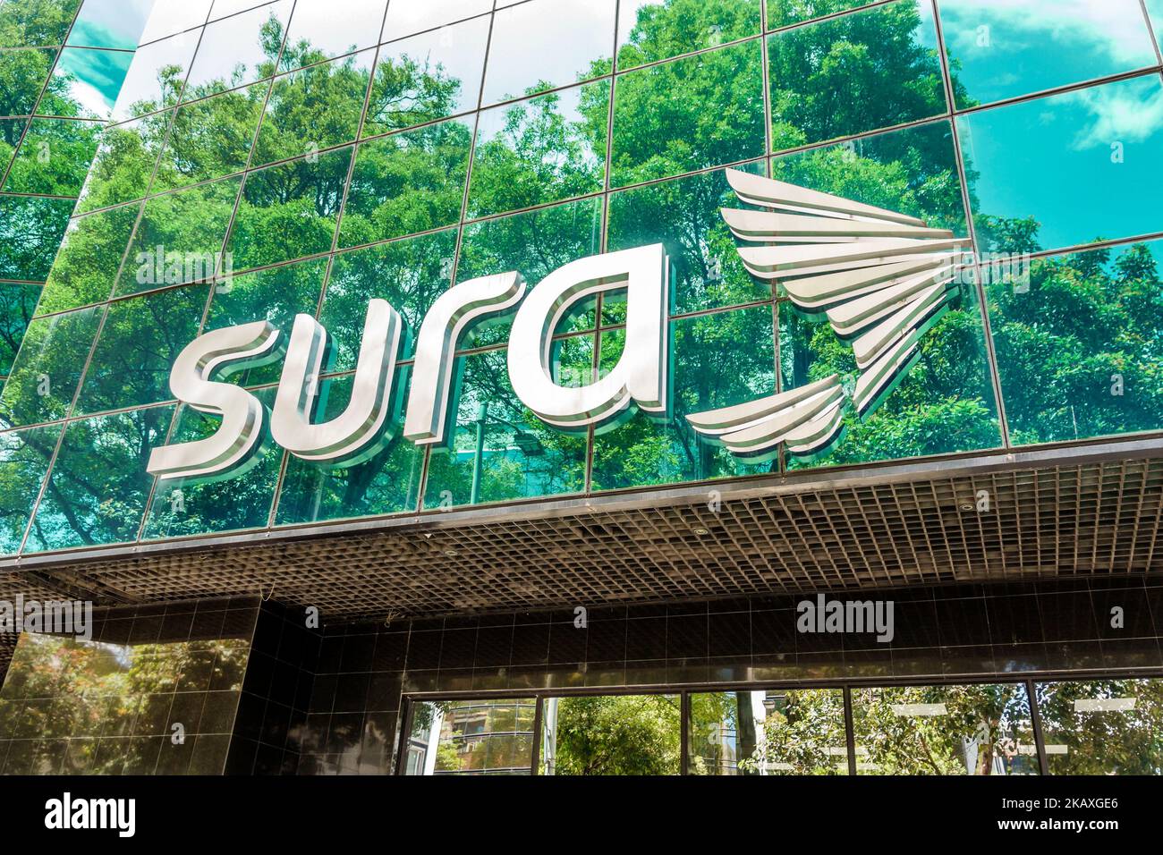 Bogota Colombia,El Chico Carrera 11,Sura insurance company outside exterior front entrance ...
