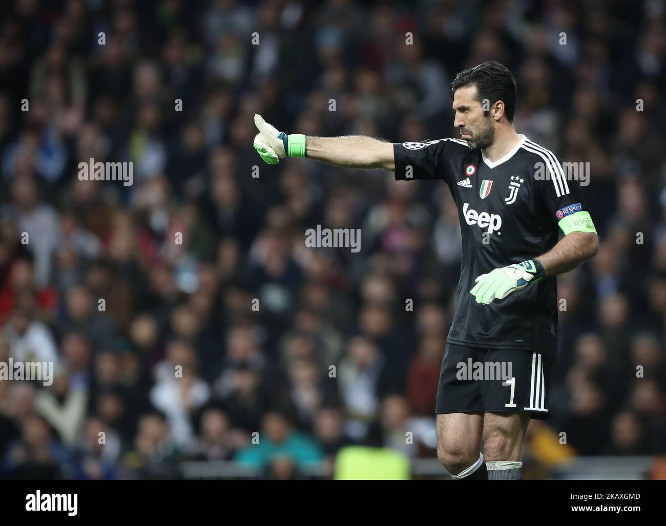 Gianluigi Buffon of Juventus during the UEFA Champions League Quarter ...
