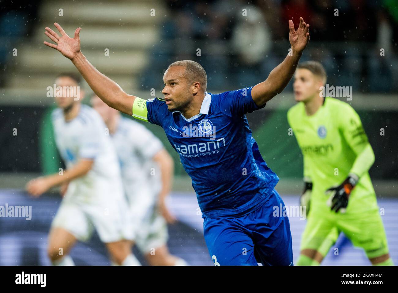 Gent, Belgium, 03/11/2022, Gent's Vadis Odjidja-Ofoe reacts during a ...