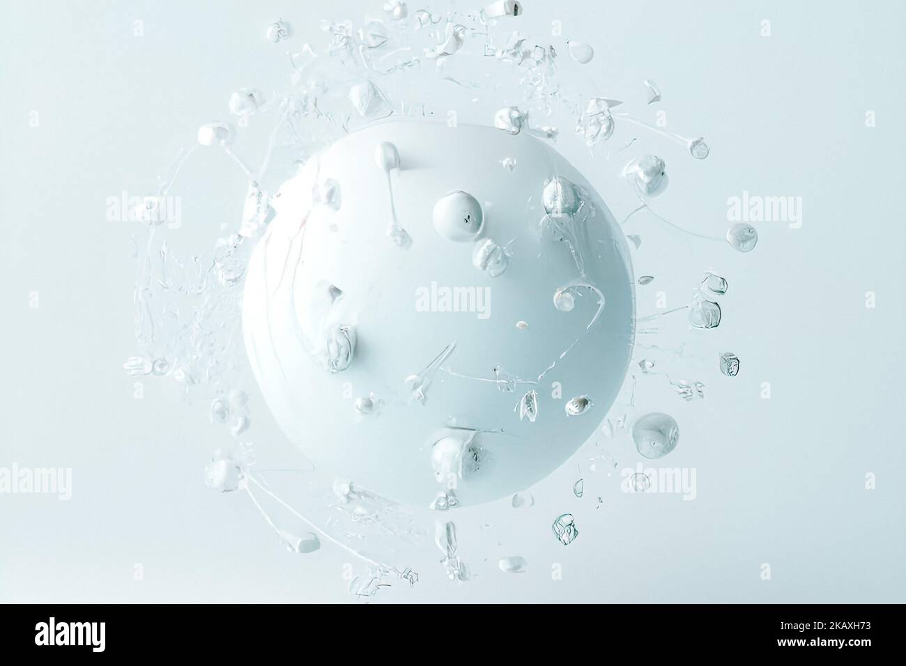 Wallpaper abstract textured white balls hi-res stock photography and ...