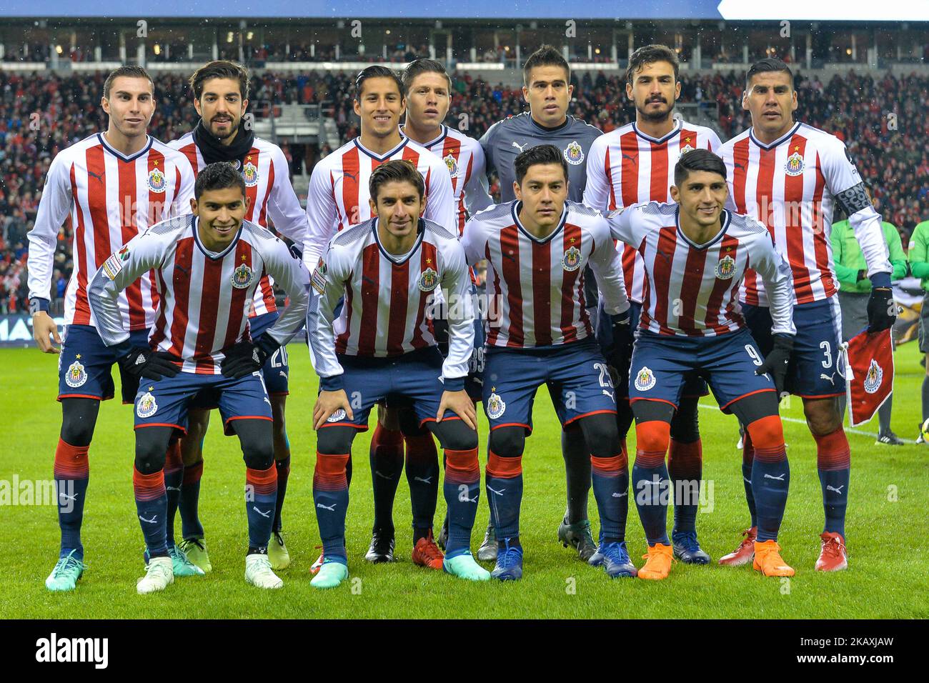 C.D. Chivas Guadalajara team before the 2018 CONCACAF Champions League ...