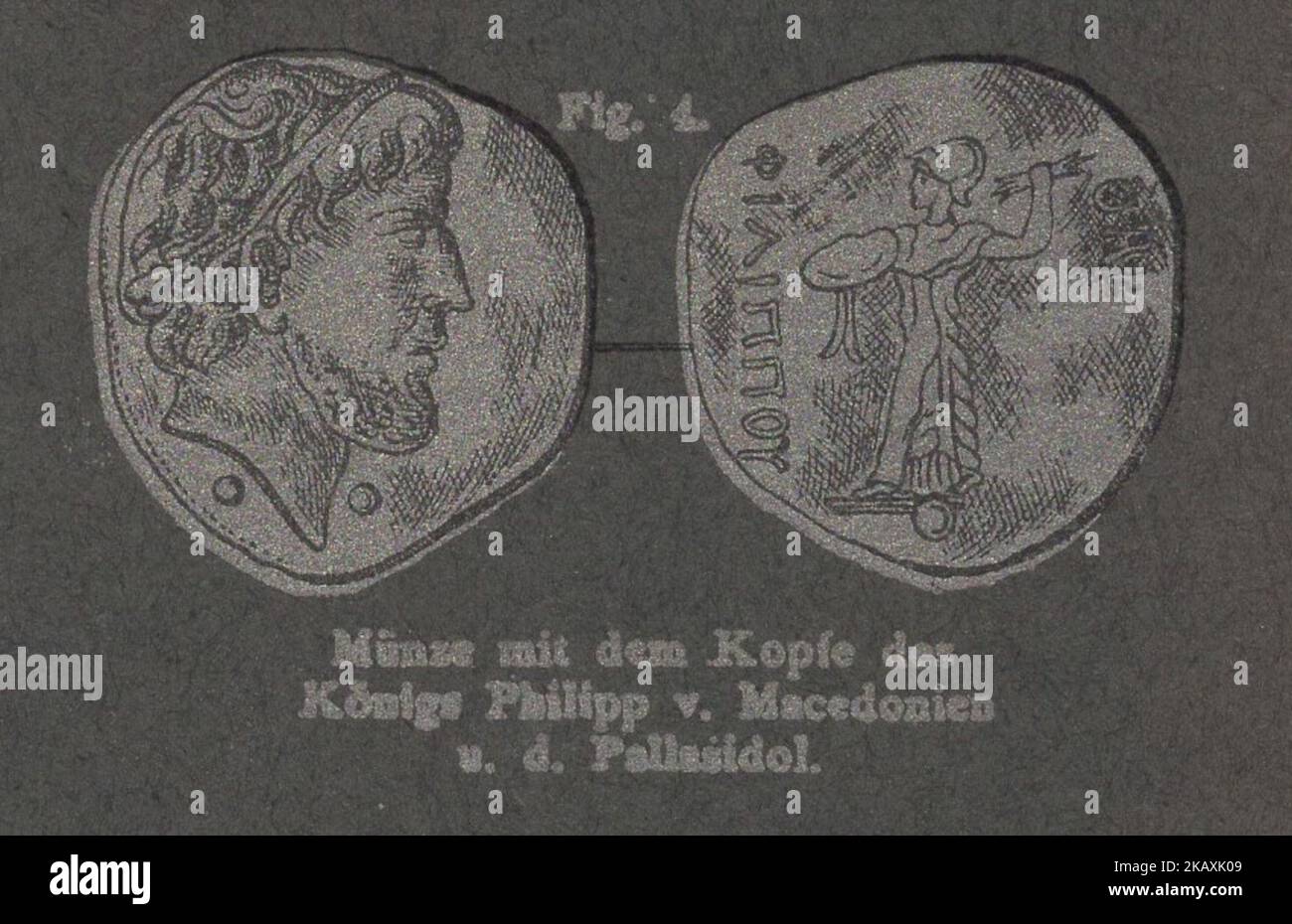 Antique 19th century germany numismatic illustrated catalogue with ...