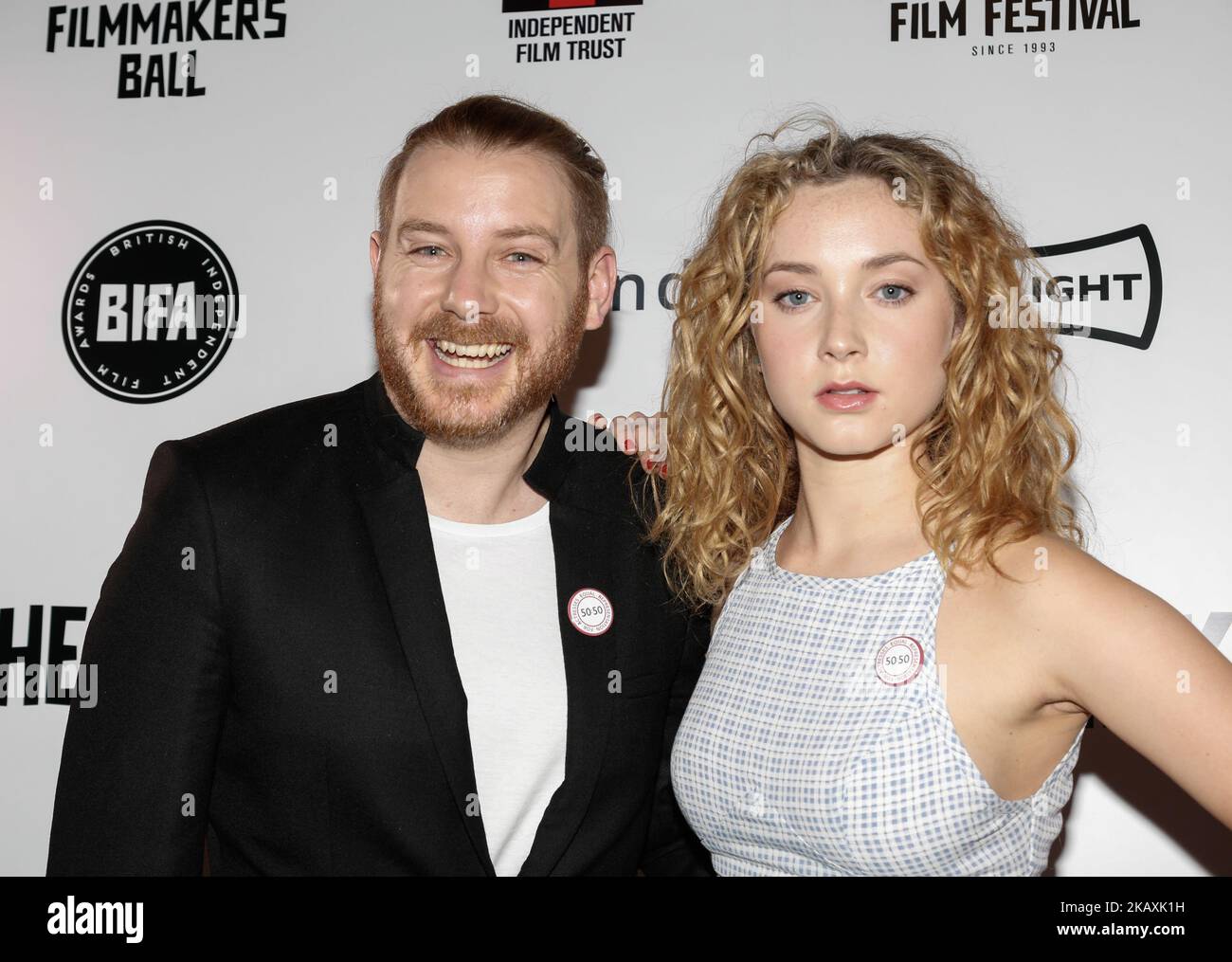 Actress Esme Coy and Christian Brassington are arriving to The ...