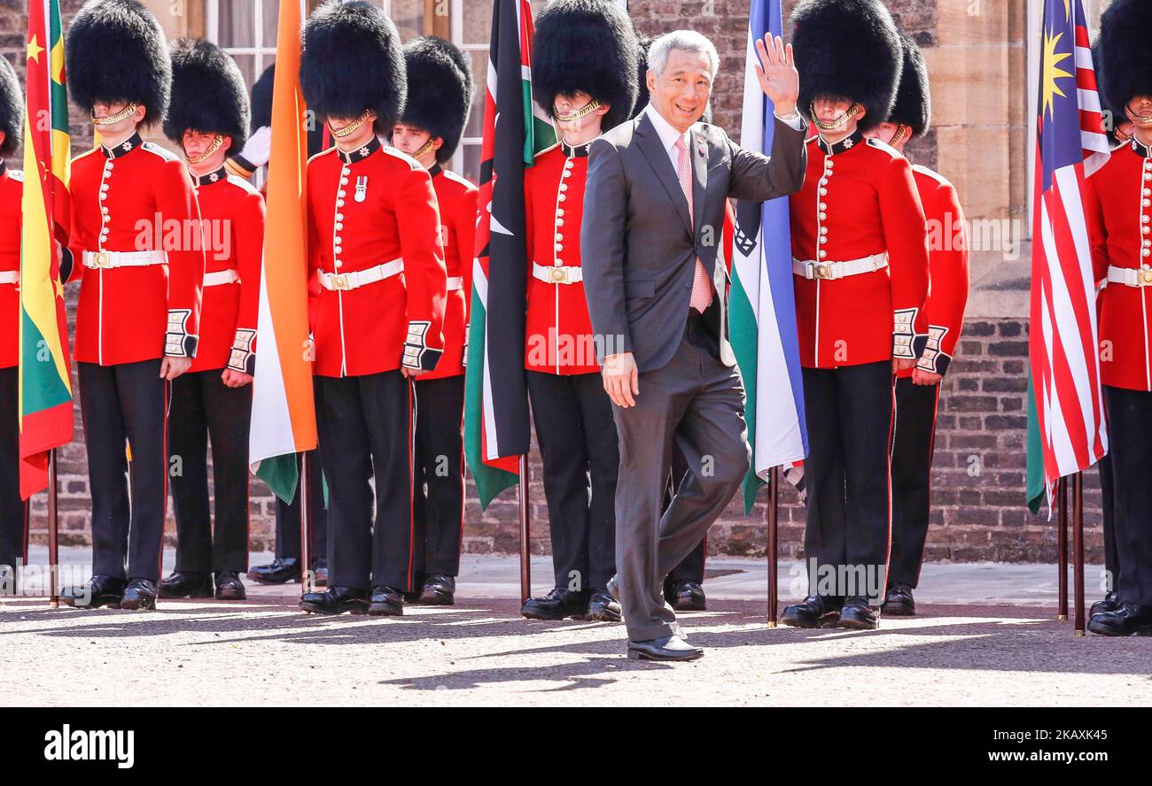 Hon Lee Hisien Loong of Singapore arrives to the Executive Session of ...