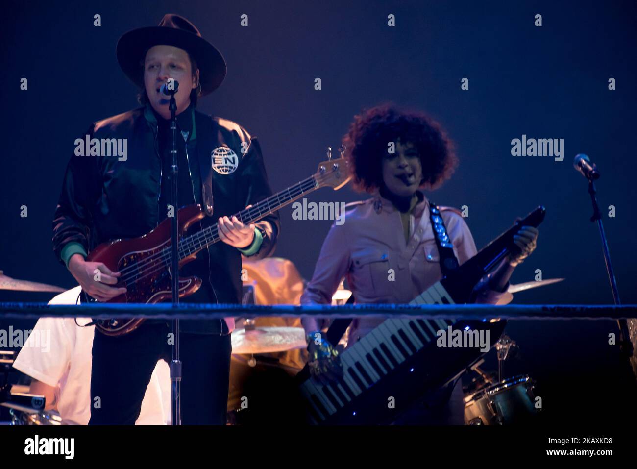 Win Butler And Regine Chassagne Of Canadian Indie Rock Band Arcade Fire