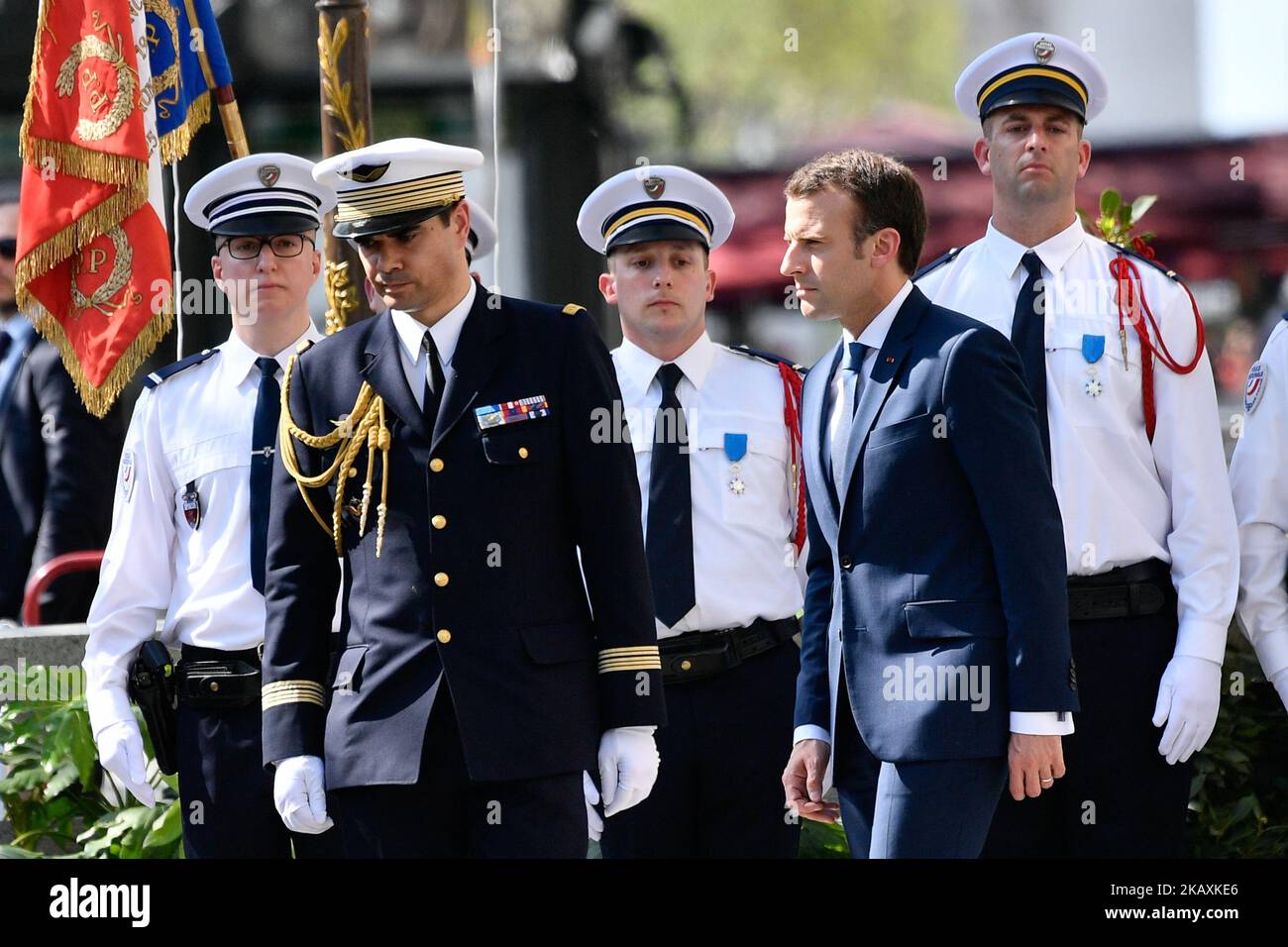 Presentation of the insignia of knights in the National Order of Merit ...