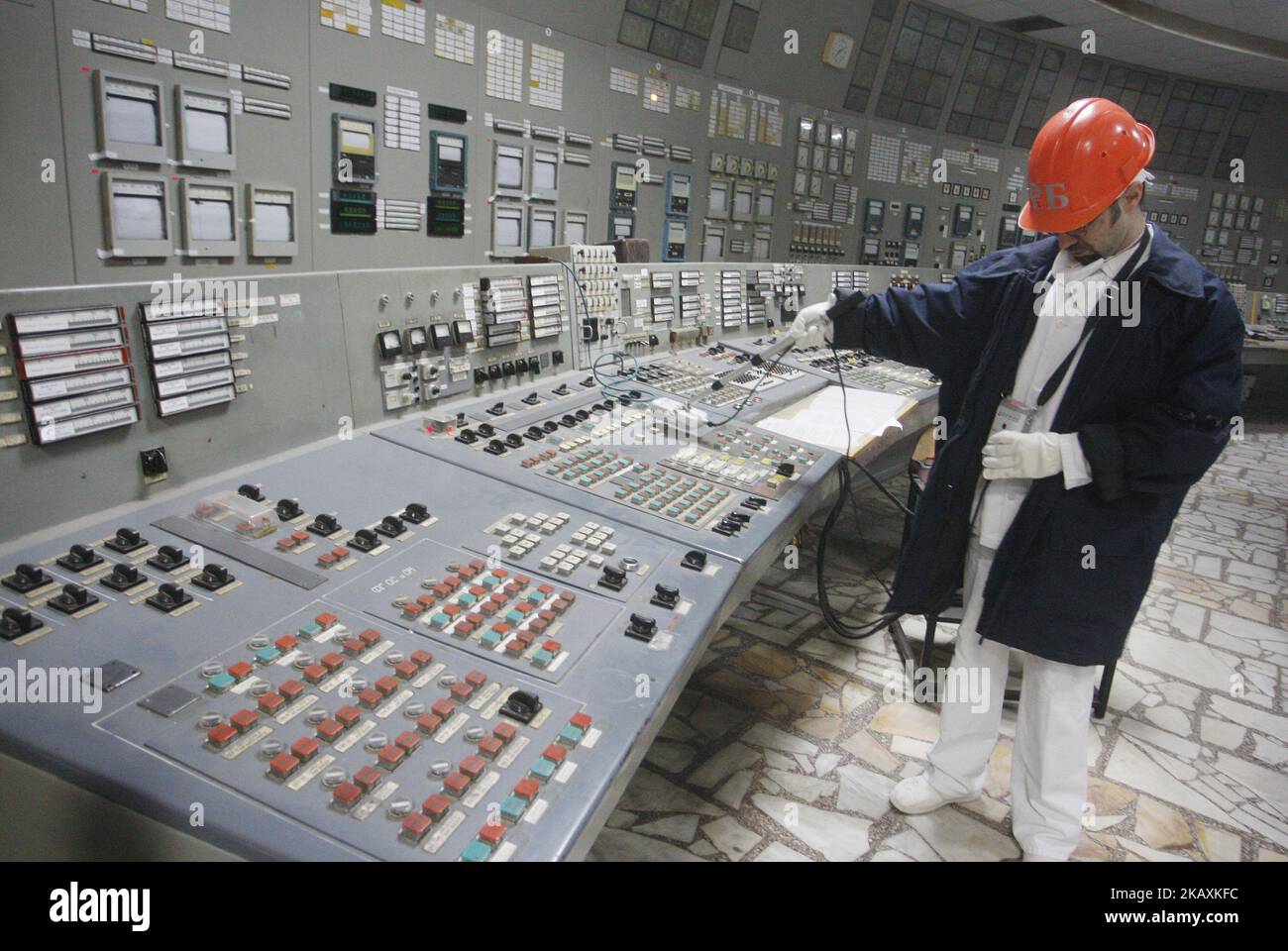 Chernobyl reactor control room hi-res stock photography and images - Alamy