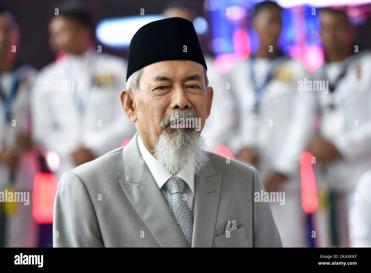 Juhar Mahiruddin, a Malaysian politician and Governor of Sabah state in ...