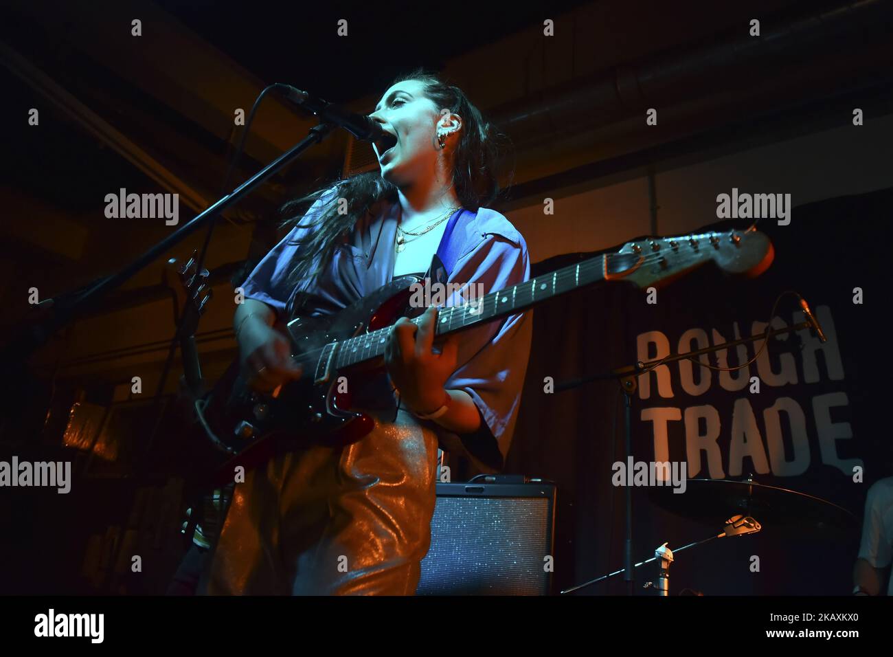 Spanish indie rock band Hinds play an in-store concert at Rough Trade ...