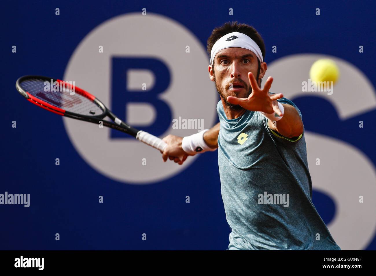 Leonardo MAYER from Argentina during the Barcelona Open Banc Sabadell ...