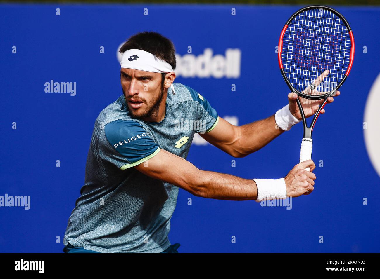 Leonardo MAYER from Argentina during the Barcelona Open Banc Sabadell ...