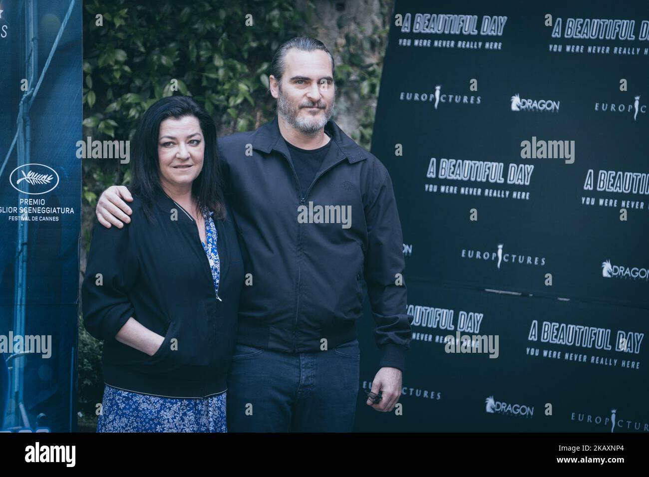 Director Lynne Ramsay and actor Joaquin Phoenix attend 'A Beautiful Day ...