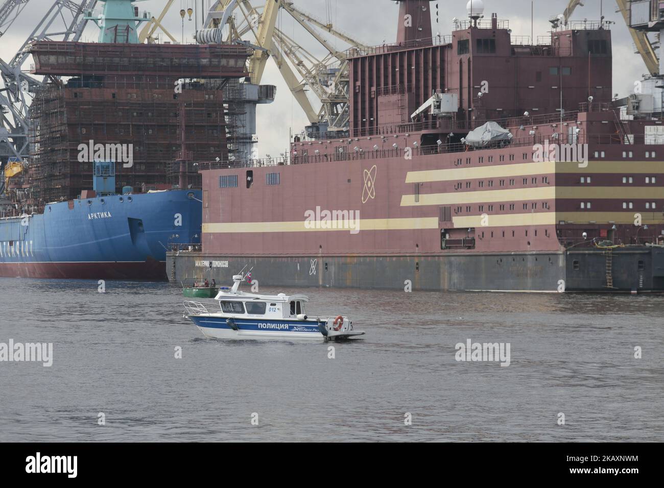 'Academician Lomonosov' - floating nuclear power plant with two nuclear ...