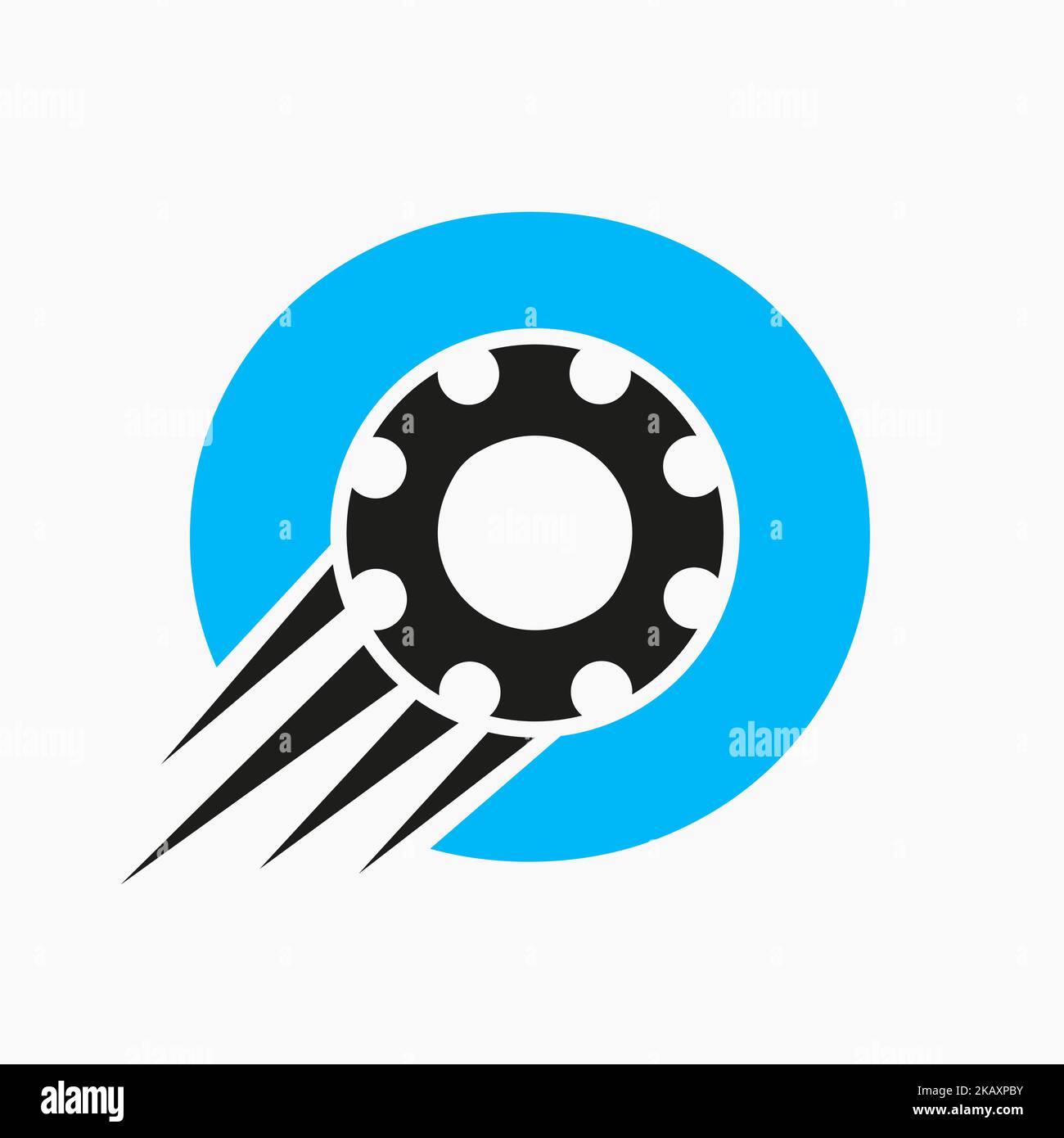 Letter O Gear Cogwheel Logo. Automotive Industrial Icon, Gear Logo, Car ...