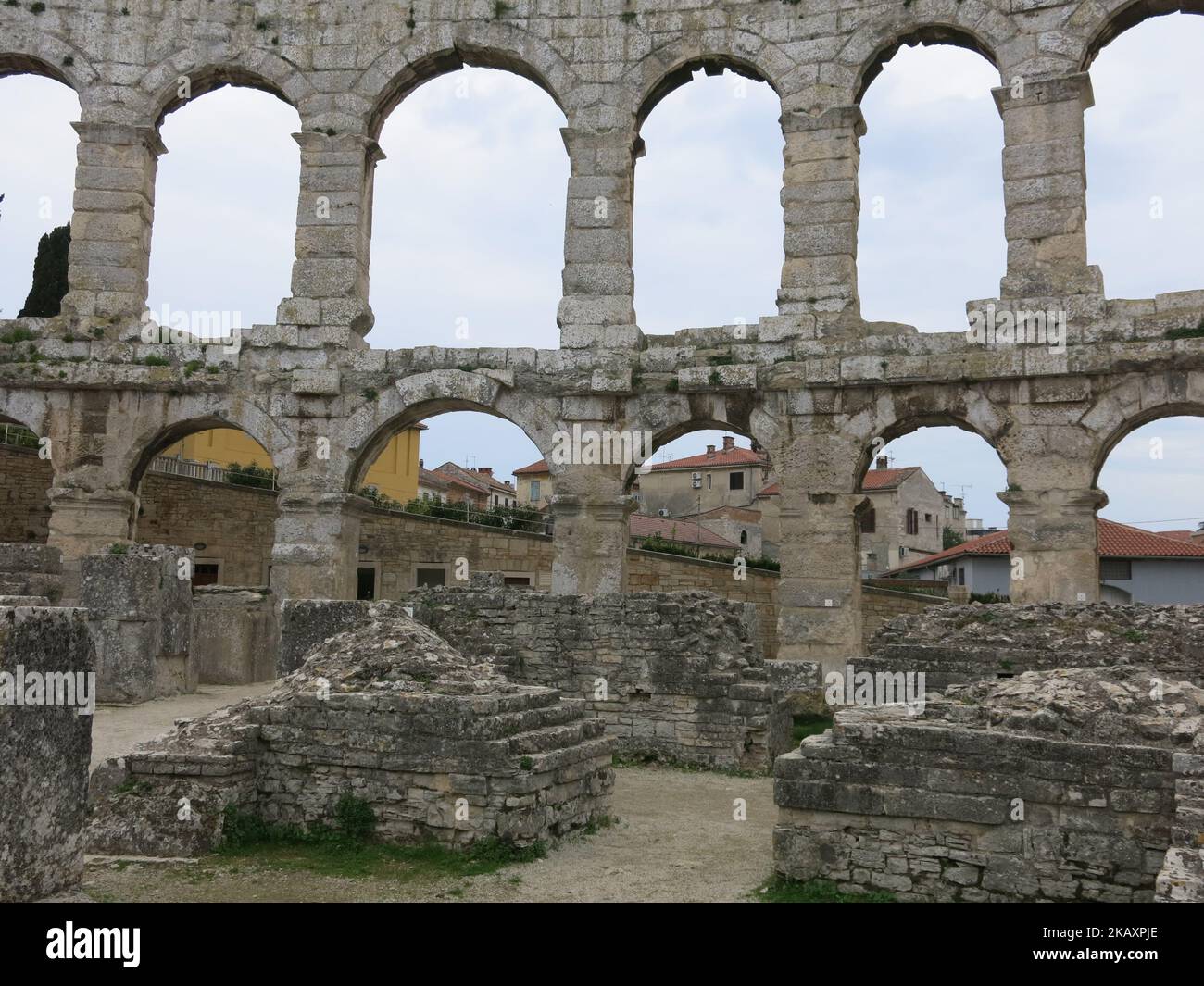 One of the 6th largest surviving Roman amphitheatres in the world, Pula ...