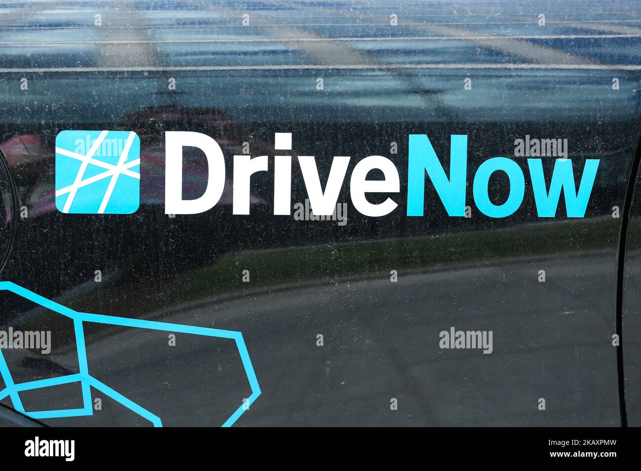 The logo of carsharing service wholly owned by the automotive ...