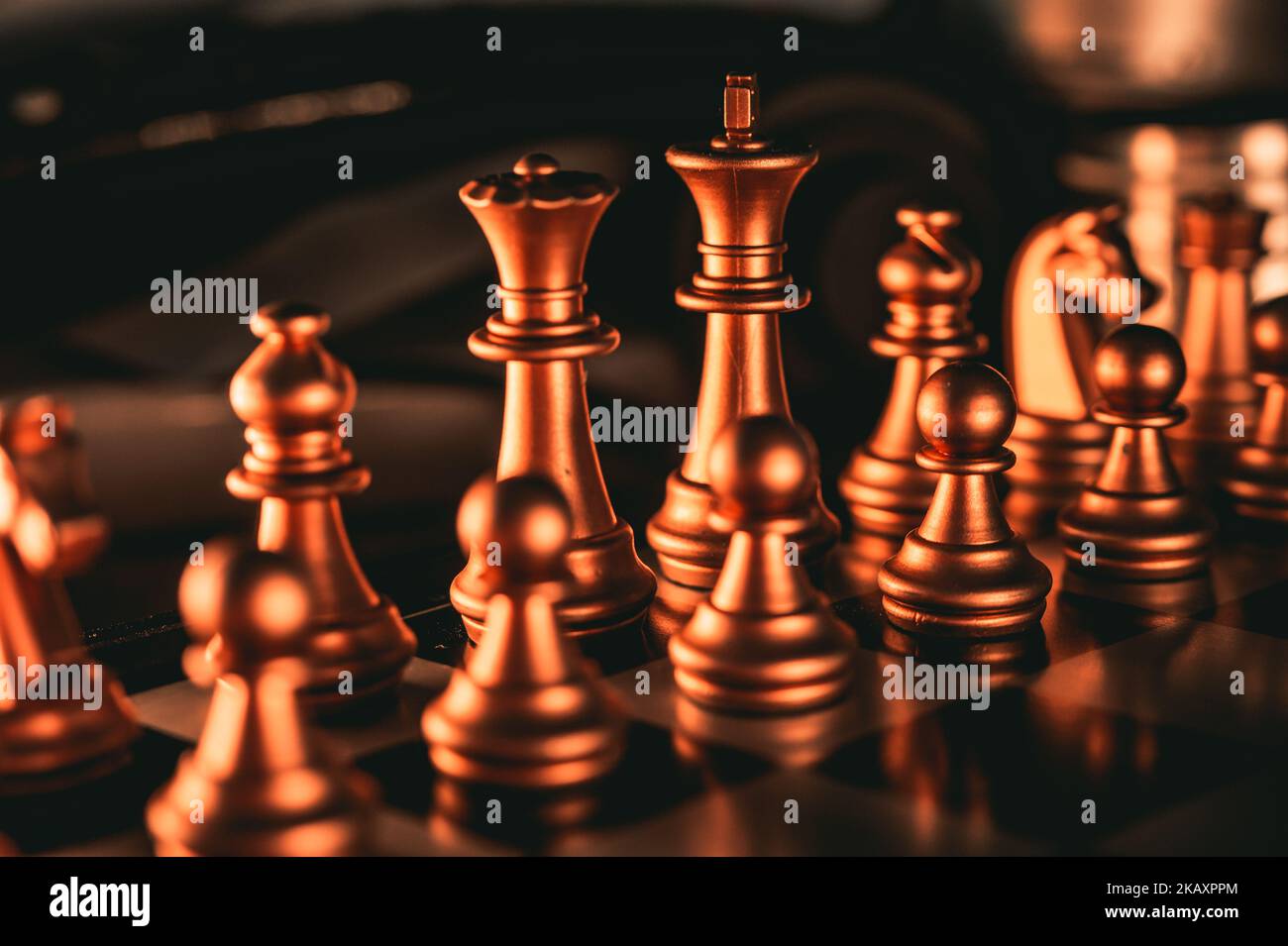 Closeup chess board figures hi-res stock photography and images - Alamy