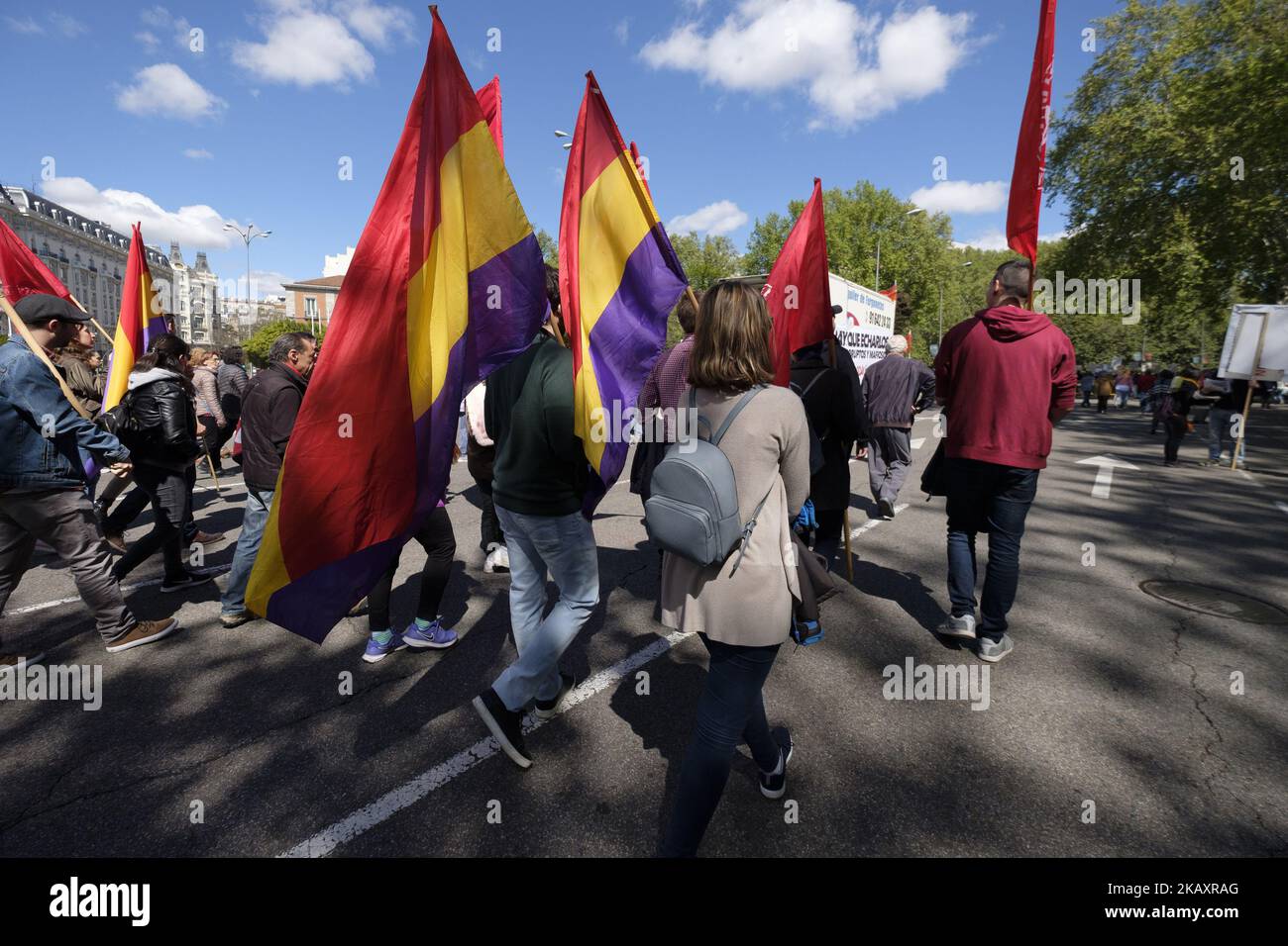 People attend the May Day, International Workers' Day celebrations at ...