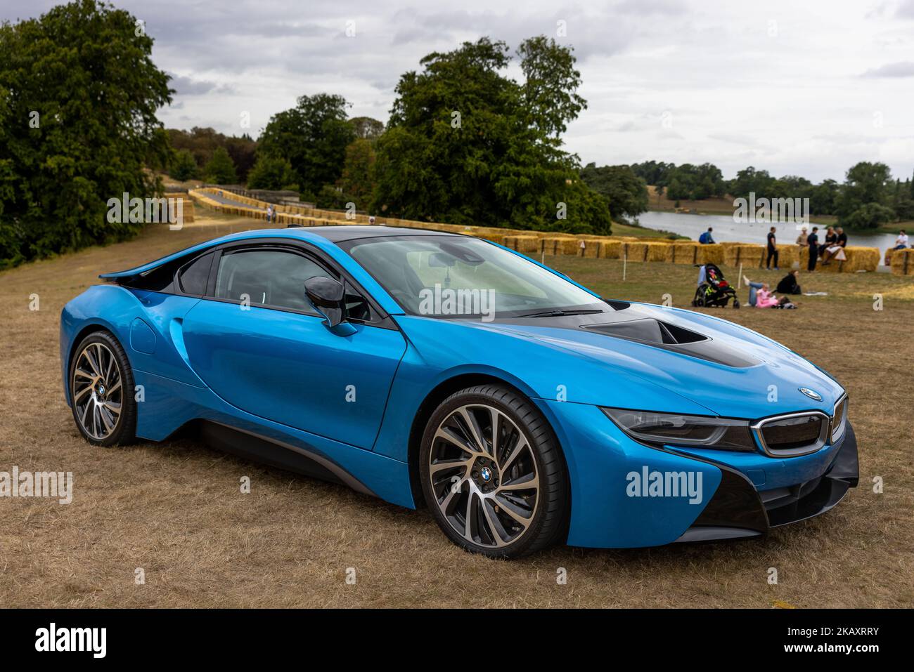 BMW i8, on display at the Salon Privé Classic & Supercar motor show ...