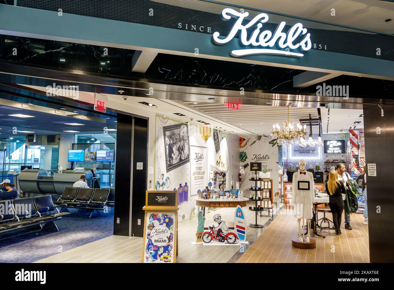 Miami Florida,Miami International Airport MIA terminal concourse gate ...