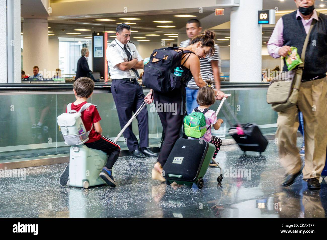 Miami Florida,Miami International Airport MIA terminal concourse gate ...