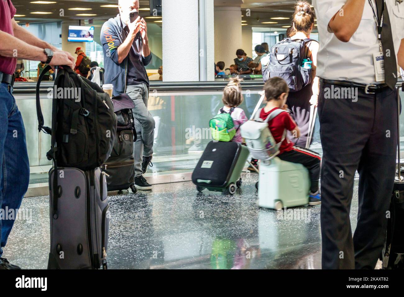 Miami Florida,Miami International Airport MIA terminal concourse gate ...