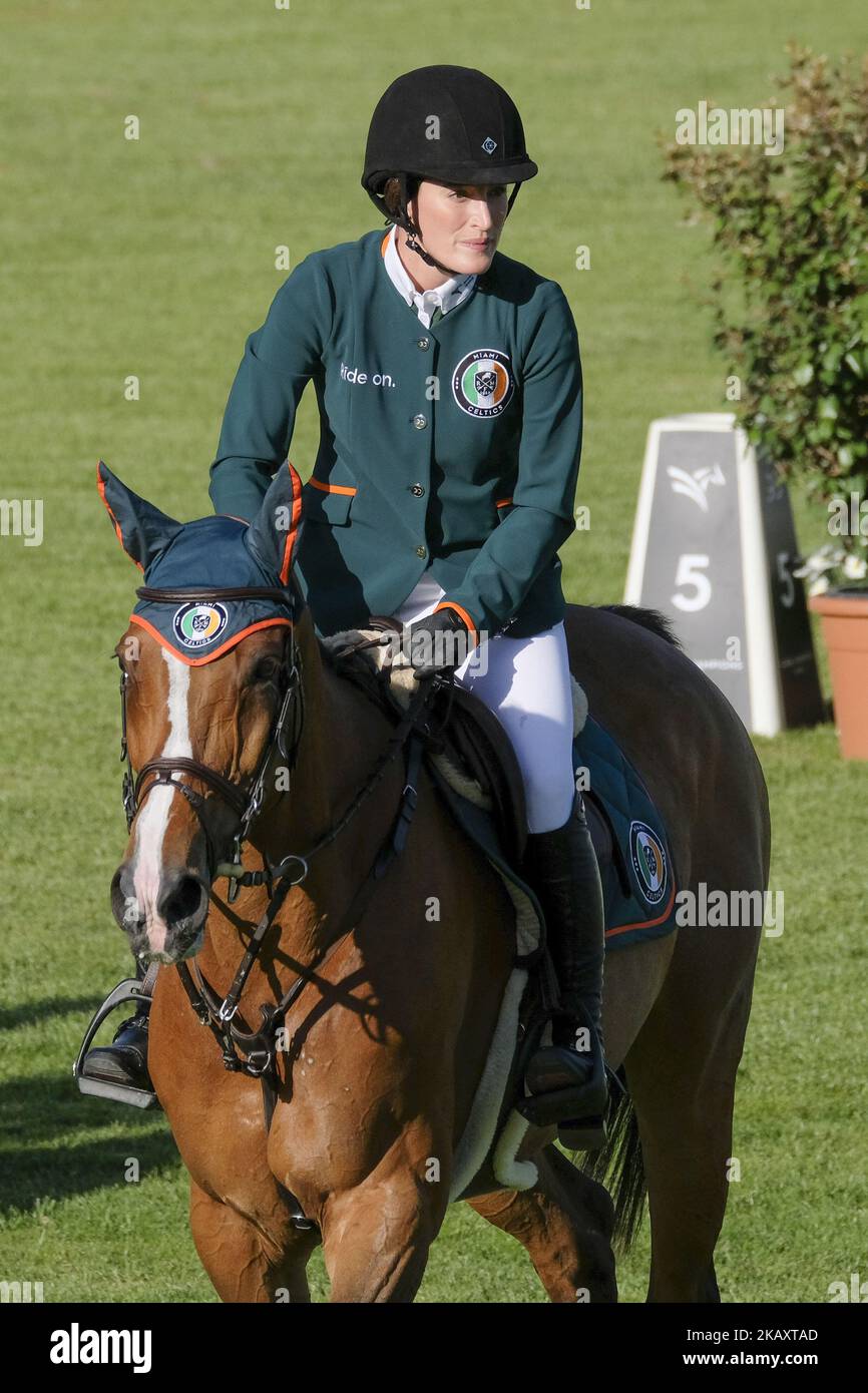 American horsewoman Jessica Springsteen participates during in the ...