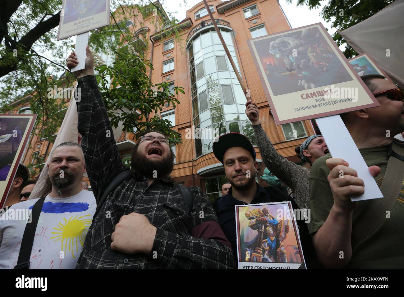 Members of "Democratic Horde" organization prank participants of pro ...