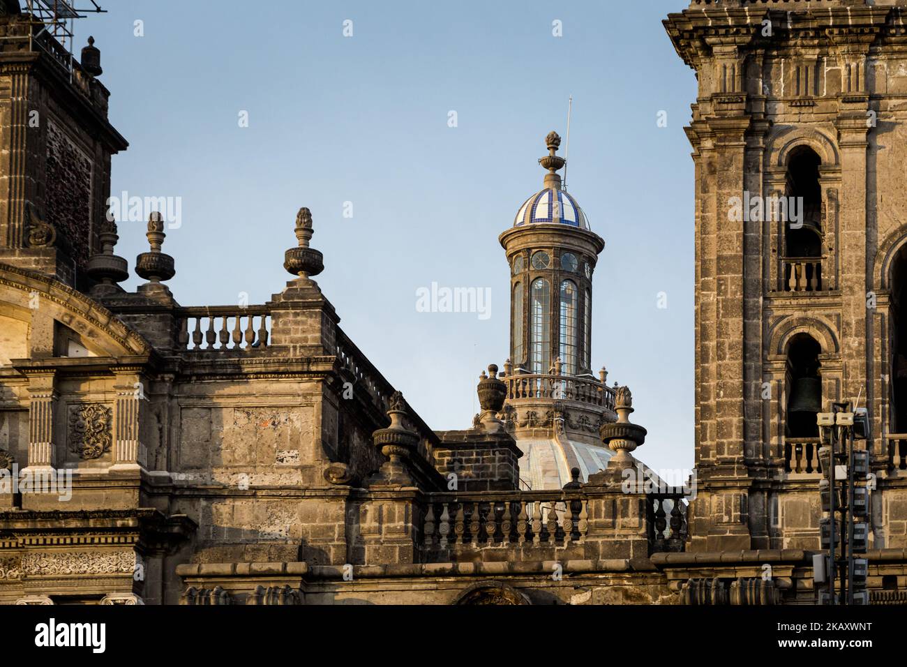 Beautiful detail view on Zocalo square in Ciudad de Mexico Stock Photo ...