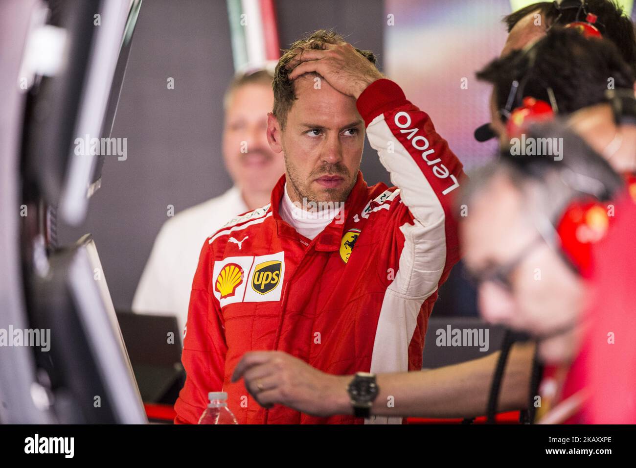 05 Sebastian Vettel from Germany with Scuderia Ferrari SF71H portrait ...