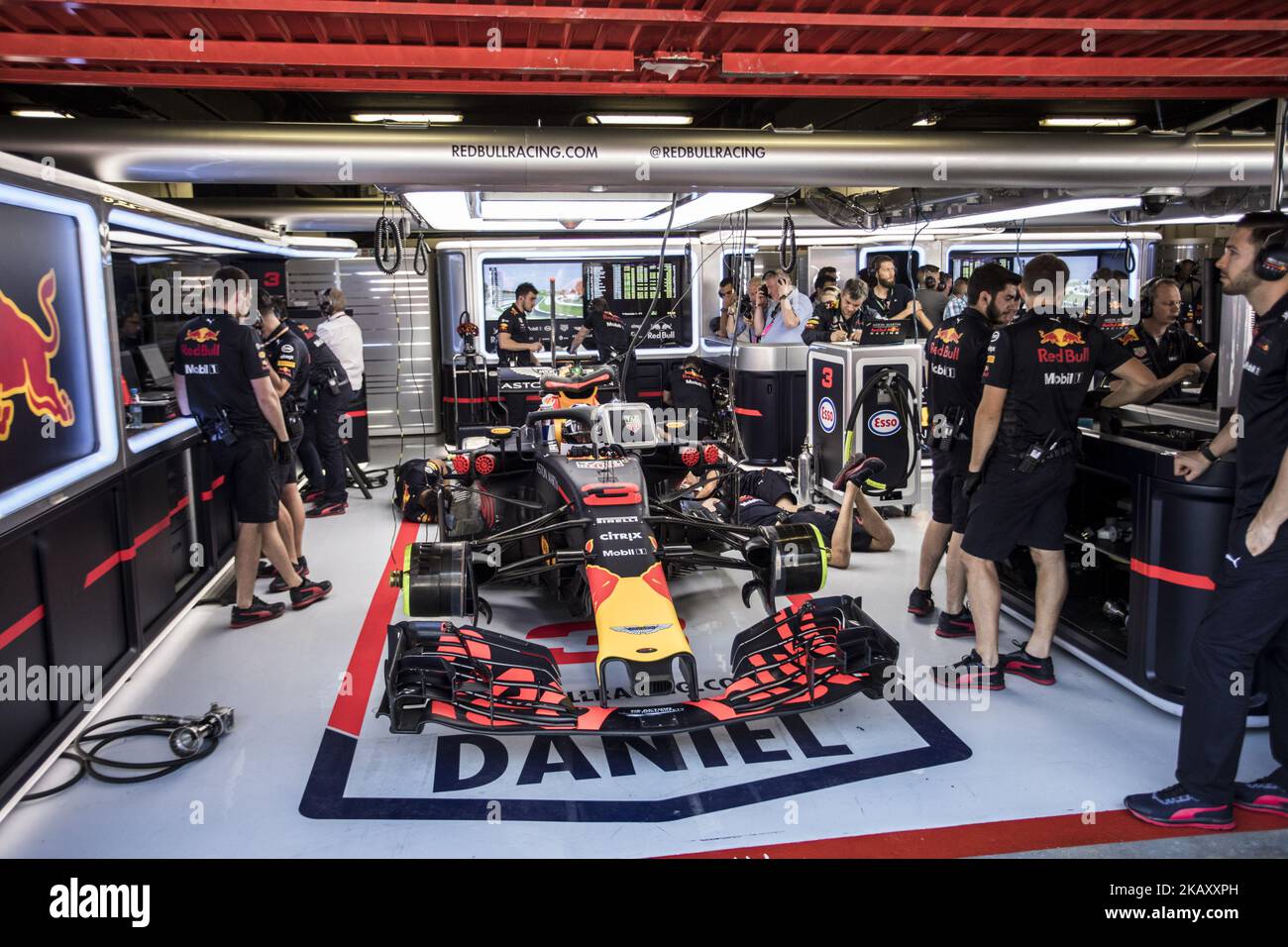 03 Daniel Ricciardo from Australia with Aston Martin Red Bull Tag Heuer ...