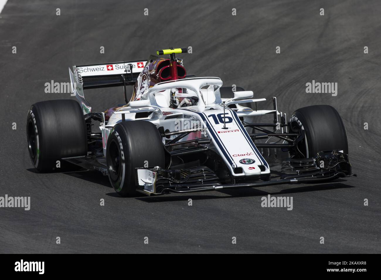 16 Charles Leclerc Monaco with Alfa Romeo Sauber F1 Team C37 during the ...