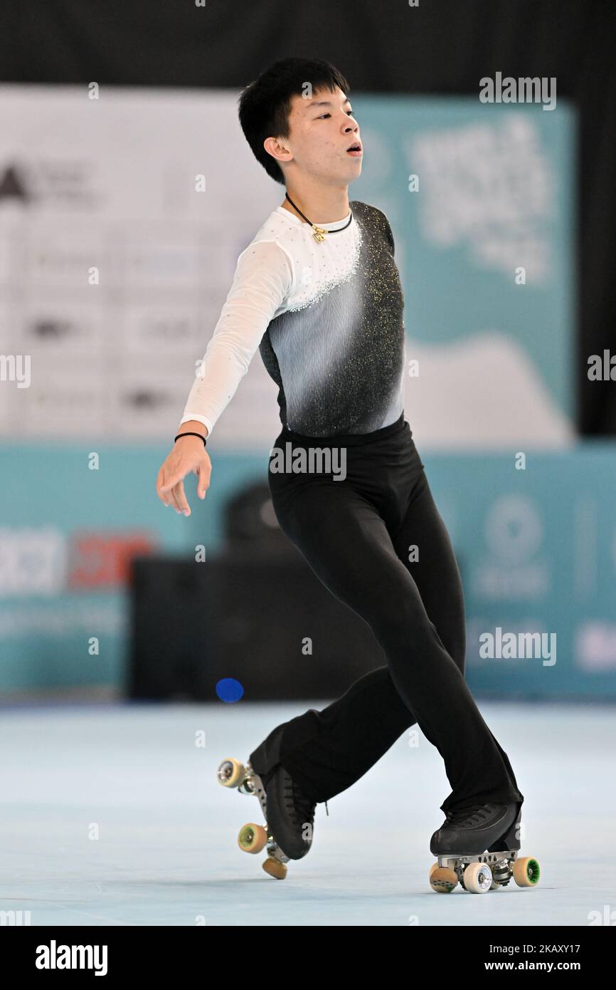 YEN-WEI LIAO, China Taipei, performing in Junior Men - Short Program at ...