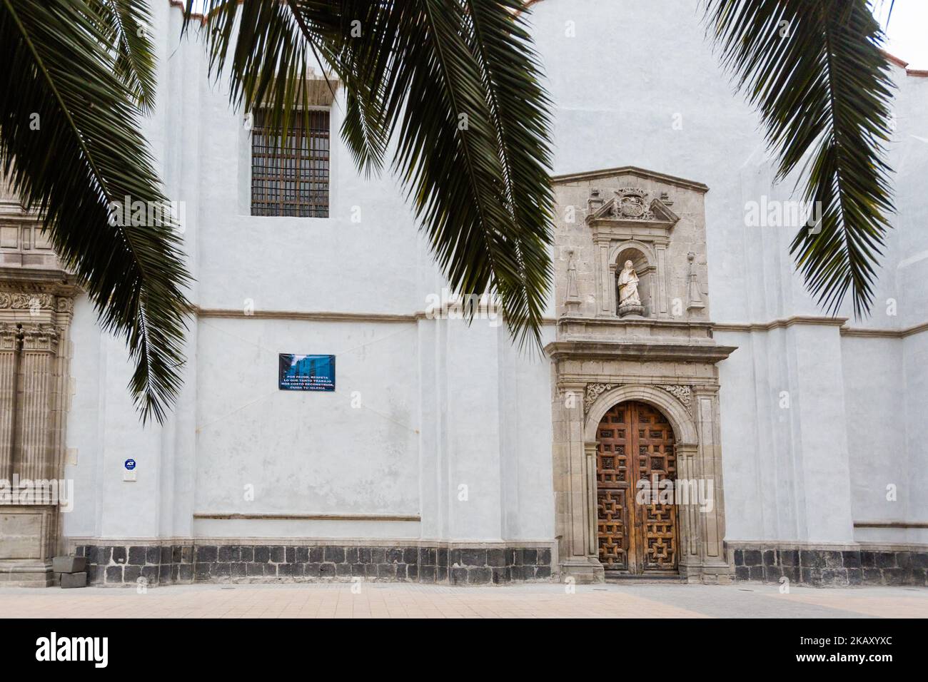 Beautiful architecture of Regina Coeli Convent Church in Ciudad de ...