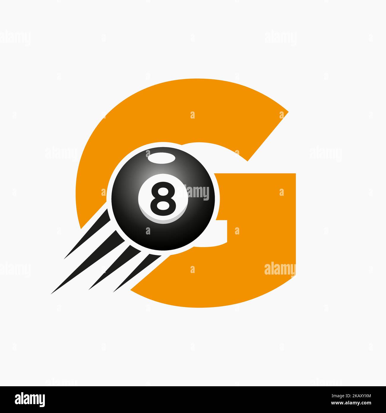 Letter G Billiards or Pool Logo Design For Billiard Room or 8 Ball Pool ...