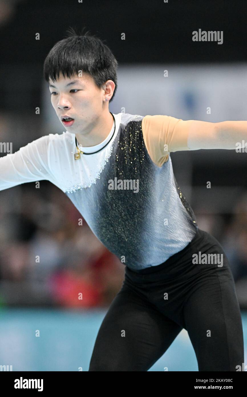 YEN-WEI LIAO, China Taipei, performing in Junior Men - Short Program at ...