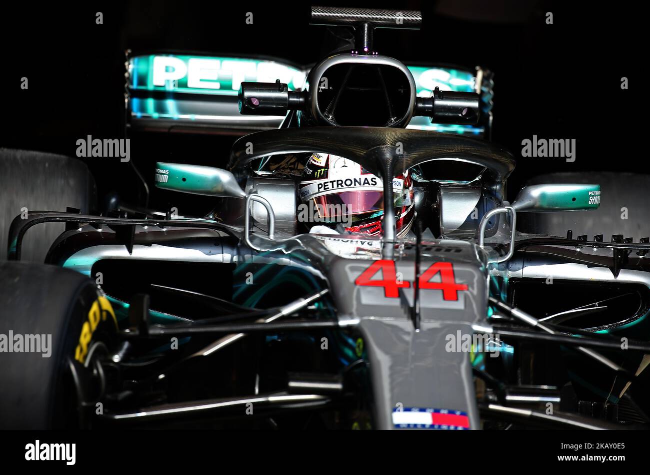 Lewis Hamilton, team Mercedes, during the Formula 1 testing at the ...