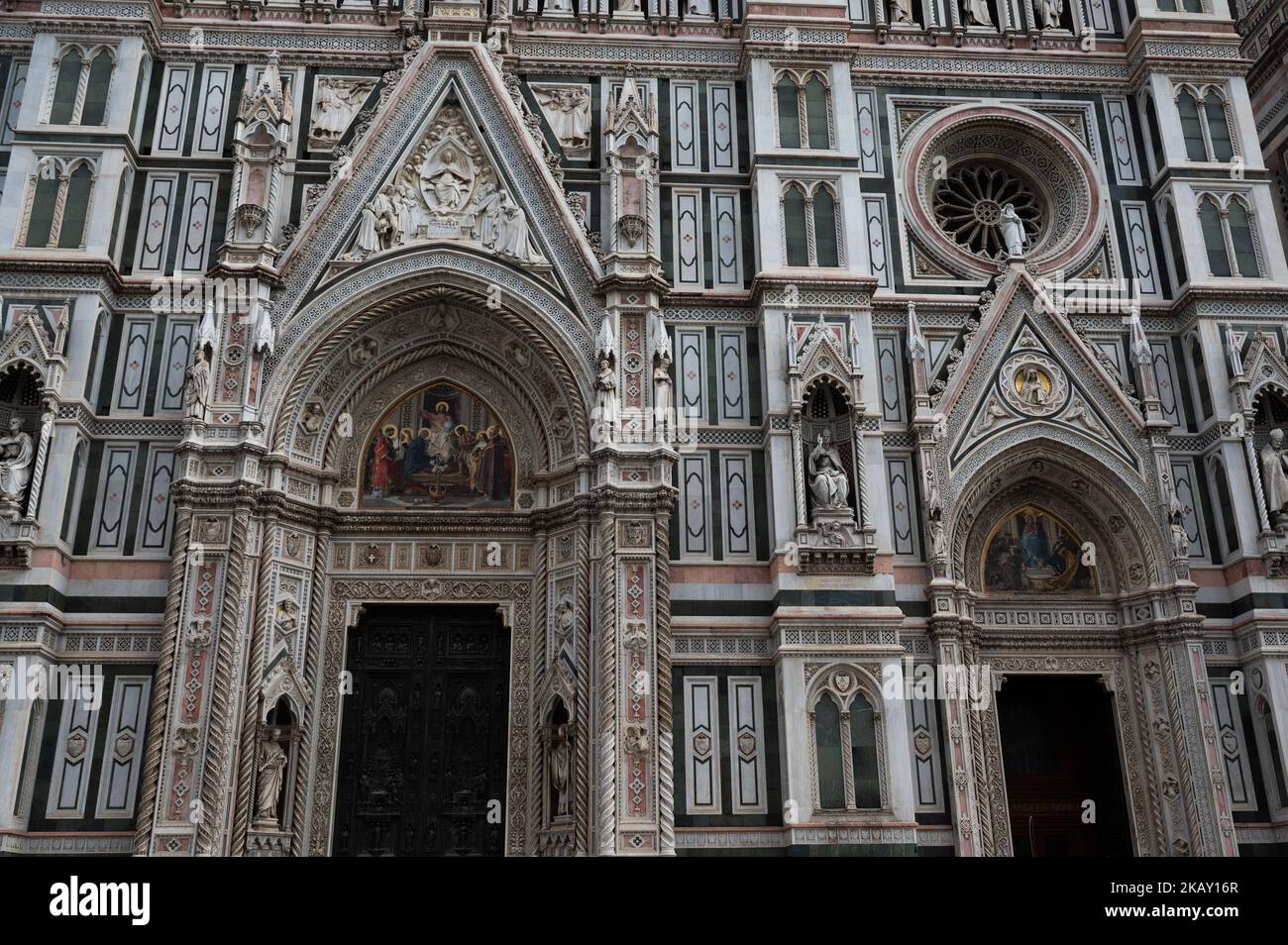 The Florence Cathedral is a major tourist attraction known for having ...