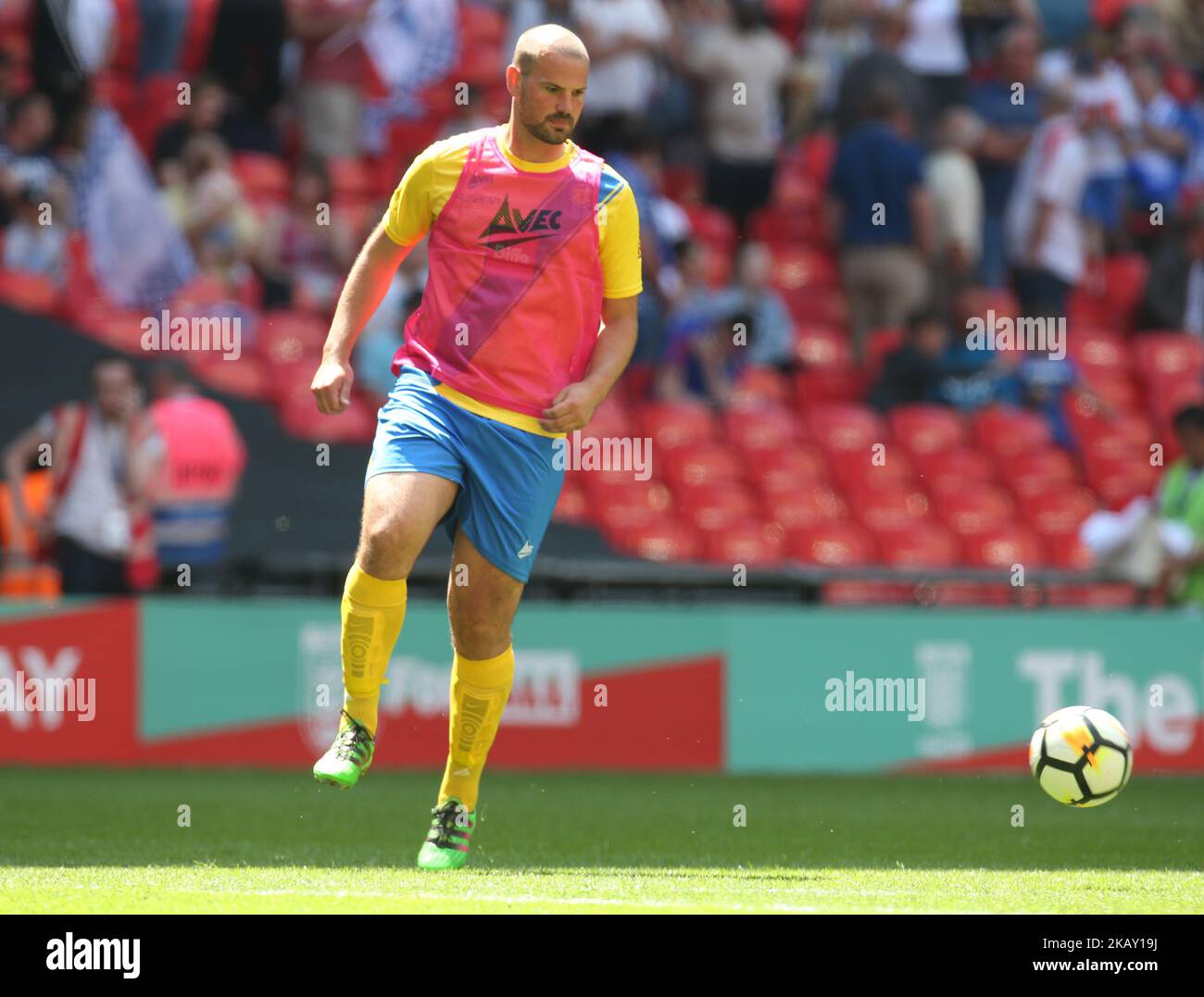 Chris Dunwell of Stockton Town during the The Buildbase FA Vase Final ...