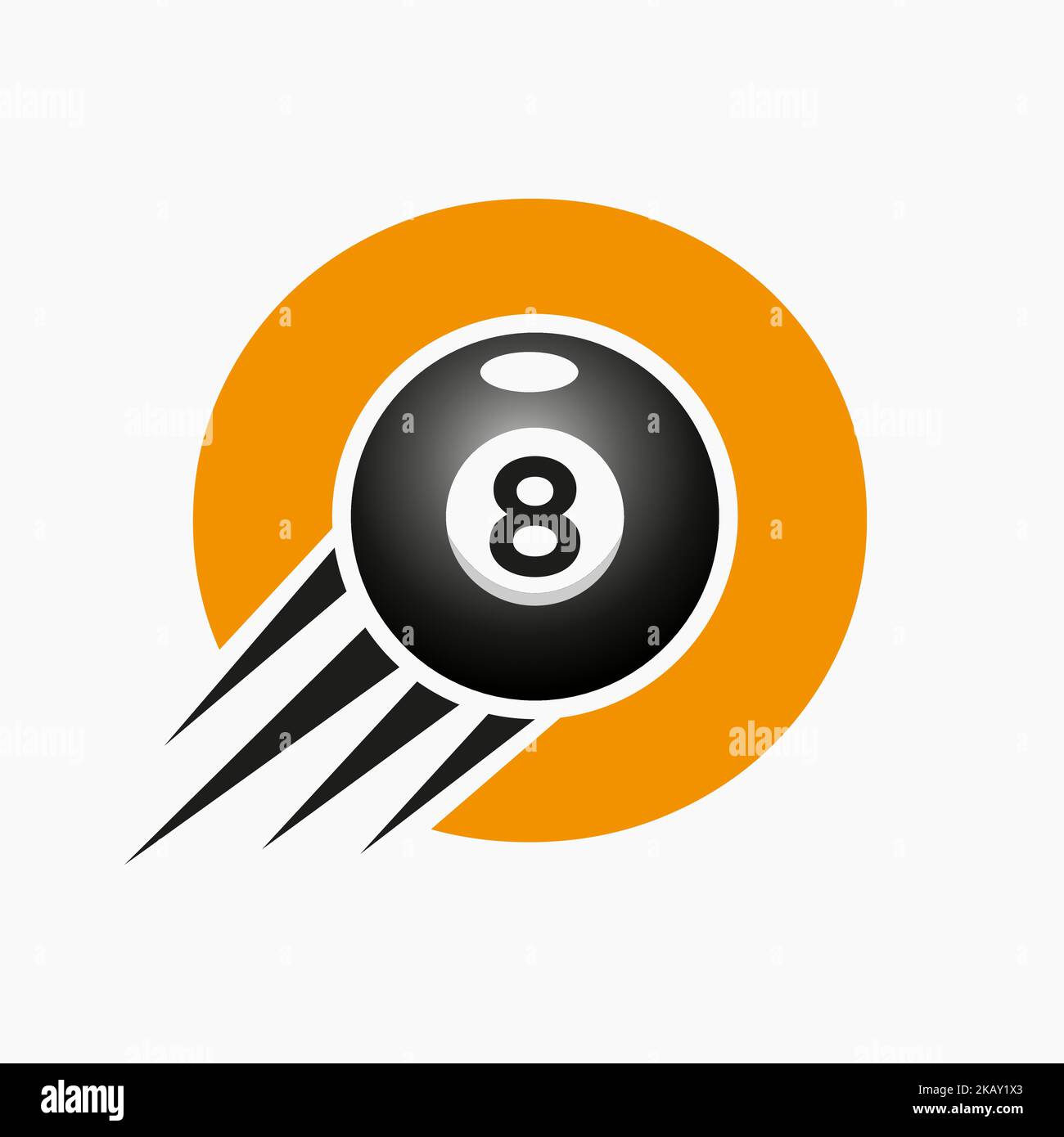 Letter O Billiards or Pool Logo Design For Billiard Room or 8 Ball Pool ...