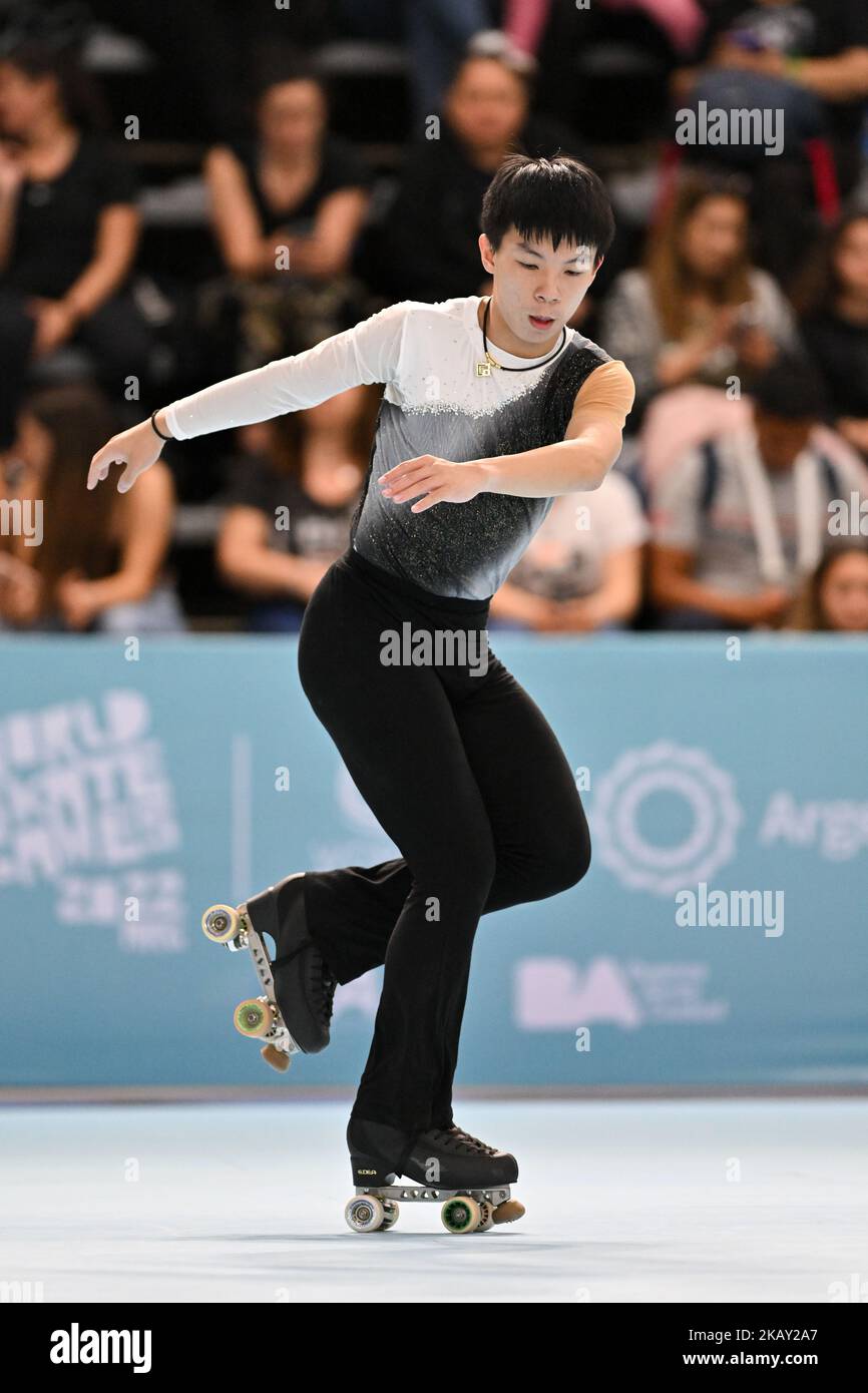 YEN-WEI LIAO, China Taipei, performing in Junior Men - Short Program at ...