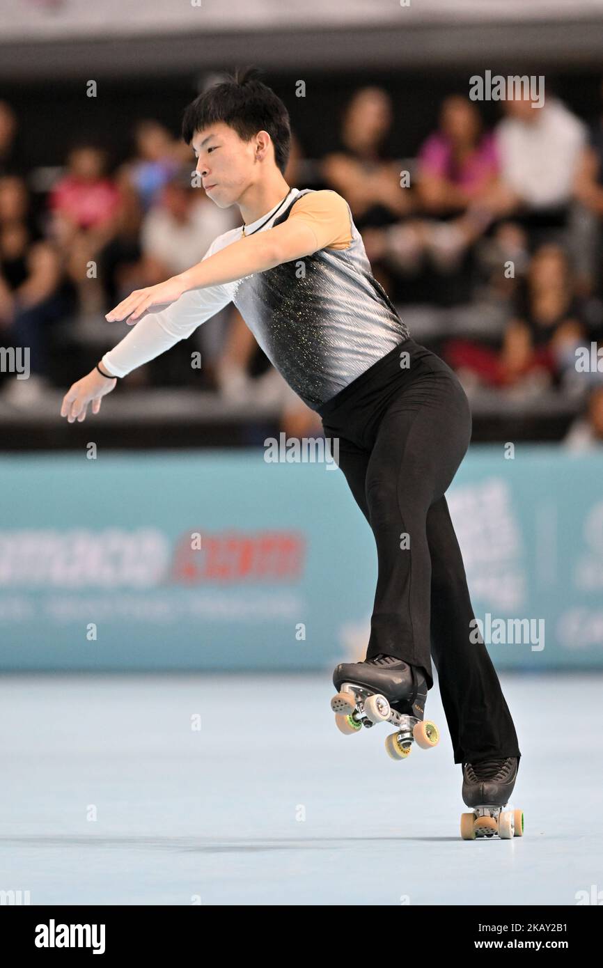 YEN-WEI LIAO, China Taipei, performing in Junior Men - Short Program at ...